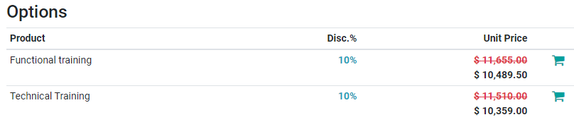 Add Optional Products — Odoo 160 Documentation 2731